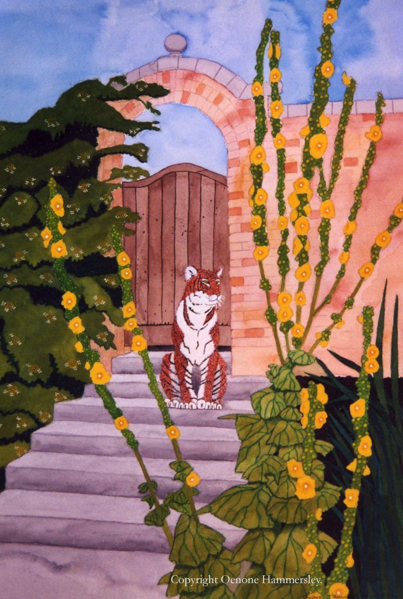 Tiger Guarding the Front Gate Glyndebourne - Oenone Hammersley